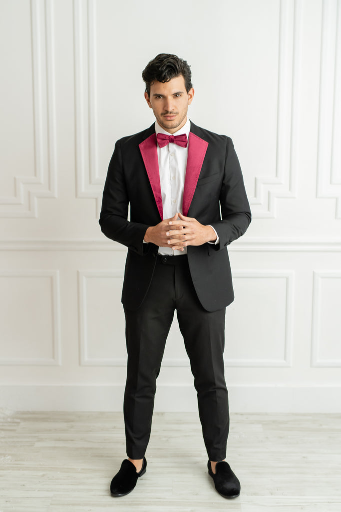 Burgundy Velvet Lapels | The Lapel Project